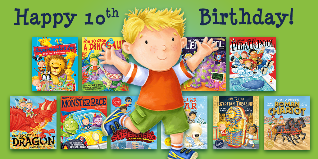 10 years of the Albie books by Caryl Hart – Books with Baby